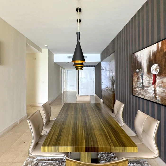 Yoo Panama model A apartment for rent located on Avenida Balboa